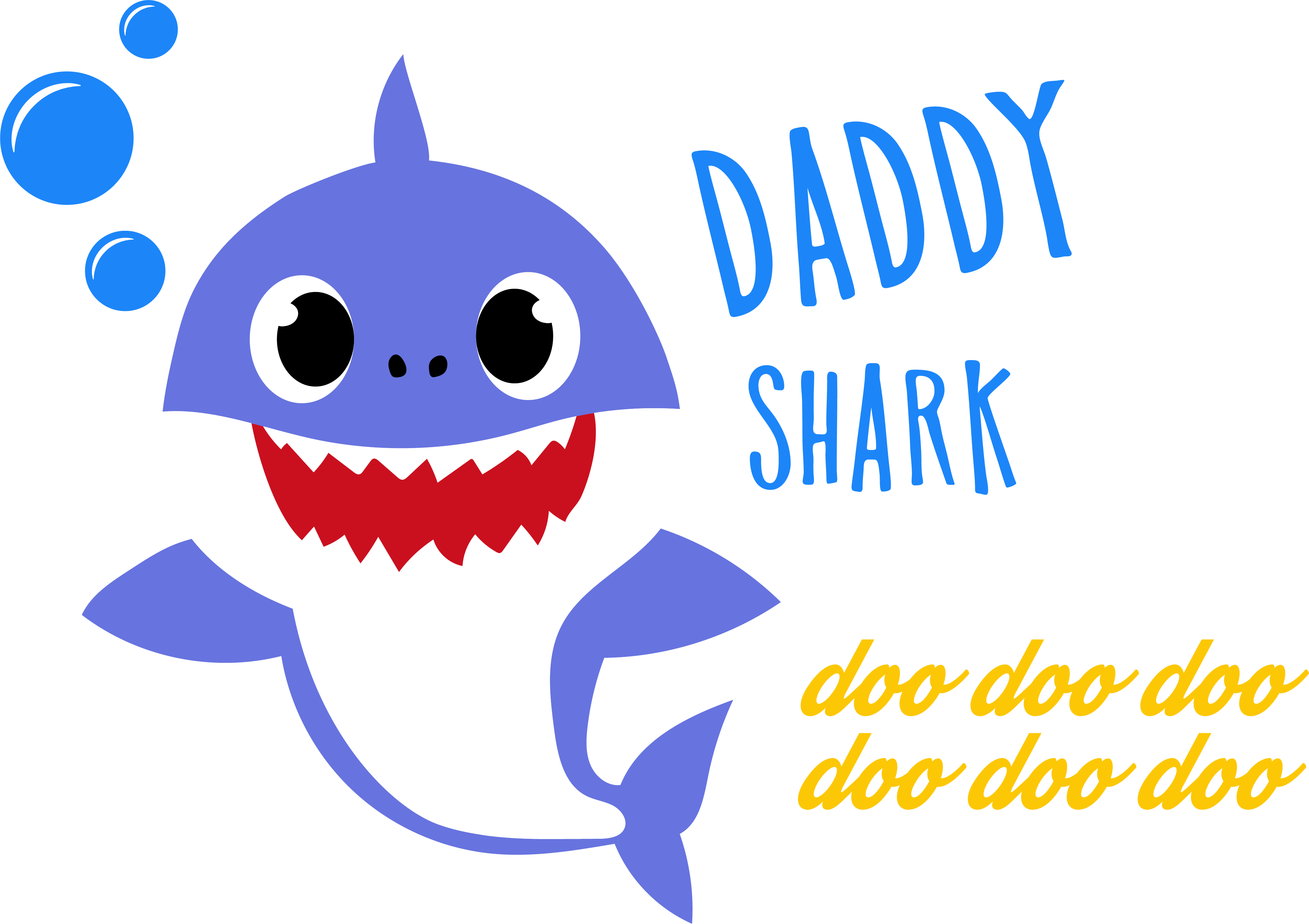 Daddy shark Svg, Baby Shark Family Svg, Baby Shark Birthday | Inspire ...