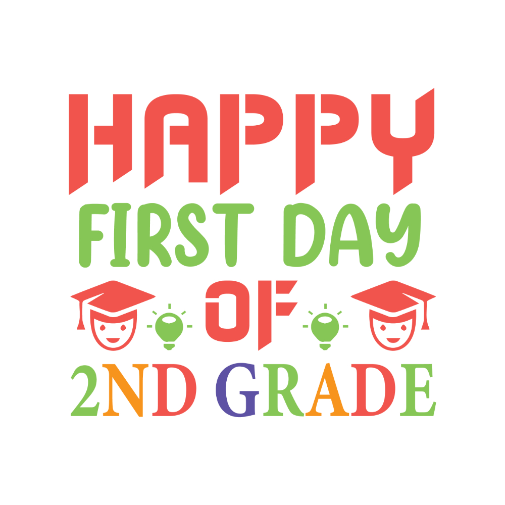 Happy first day of 2nd grade Svg, School Svg, School shirt S | Inspire ...