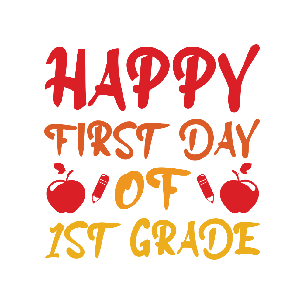 Happy first day of 1st Grade Svg, School Svg, School shirt S | Inspire ...