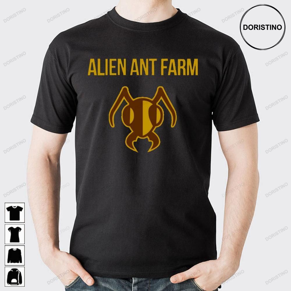 Gold Art Alien Ant Farm Logo Doristino Limited Edition T-shi | Inspire ...