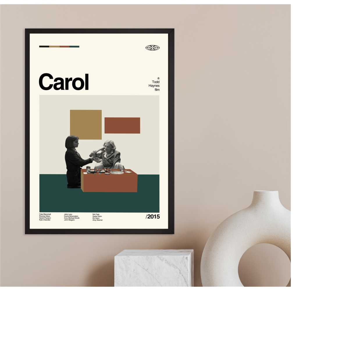 Carol Poster, Todd Haynes, Minimalist Poster, Retro Movie Po - Inspire ...