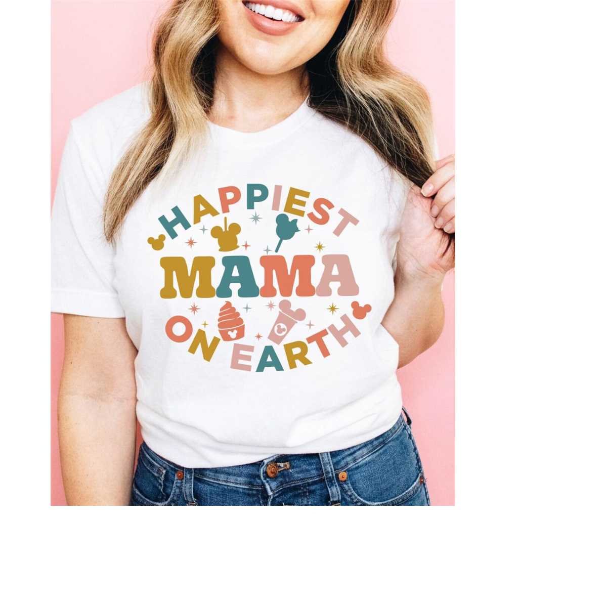 Happiest Mama On Earth Shirt. mothers day, matching vacation | Inspire ...