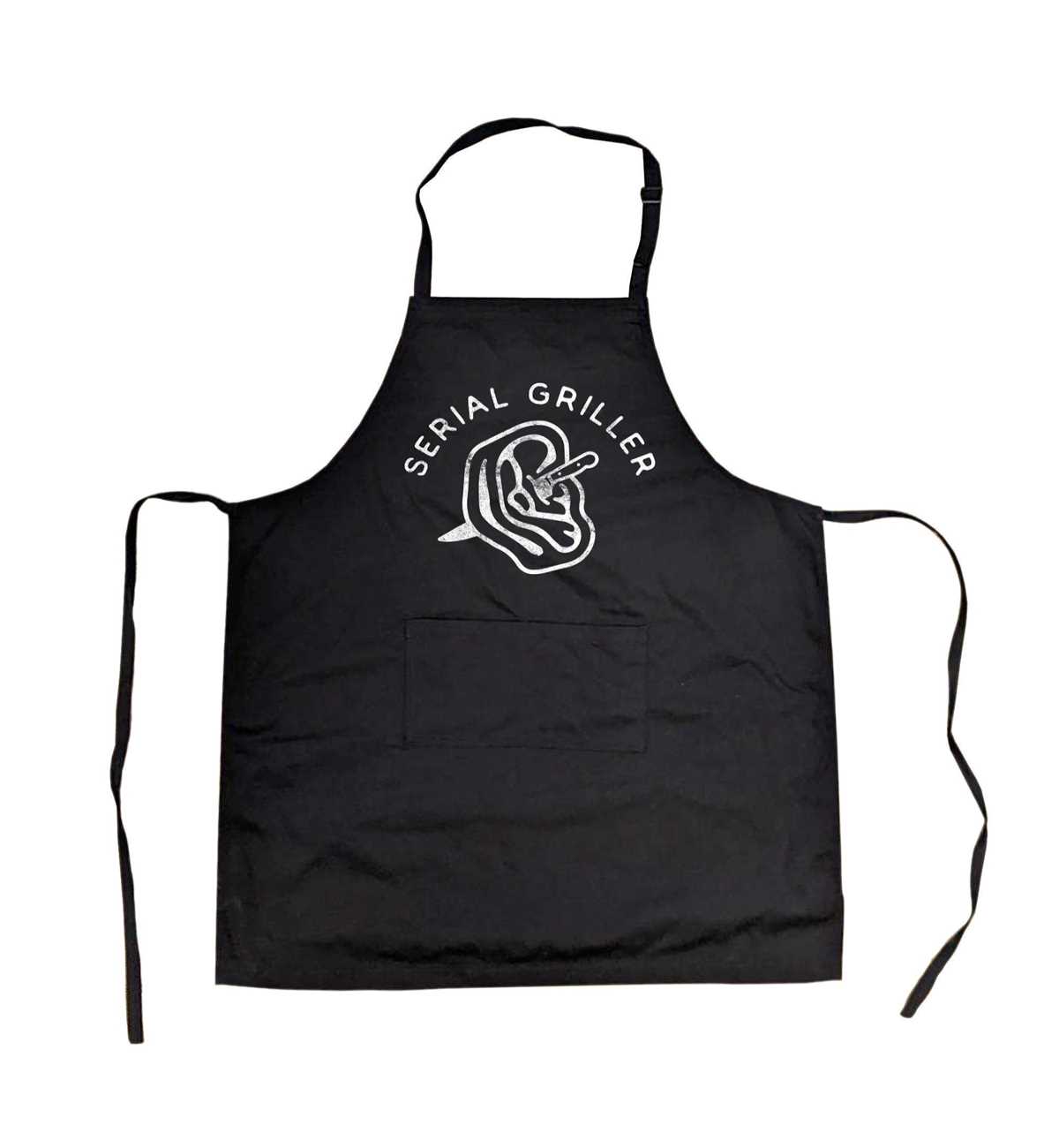 Steak Apron, Serial Griller, Funny Barbecue Apron, Meat | Inspire Uplift