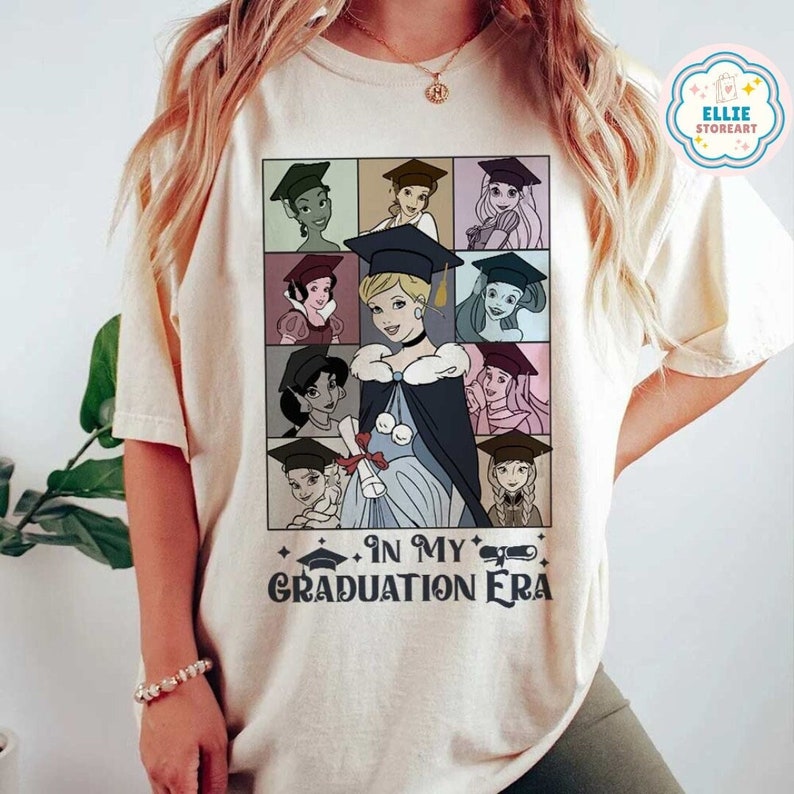 In My Graduation Era Disney Princess Shirt, Disney Girl Trip | Inspire ...