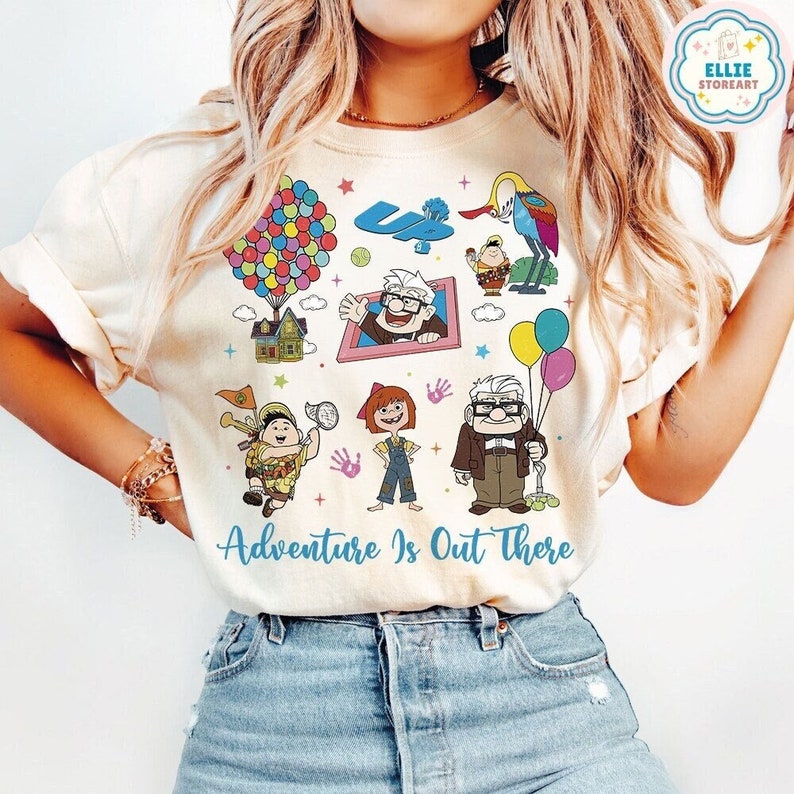 Adventure is Out There Disney Pixar Up Shirt, Carl Ellie Rus | Inspire ...