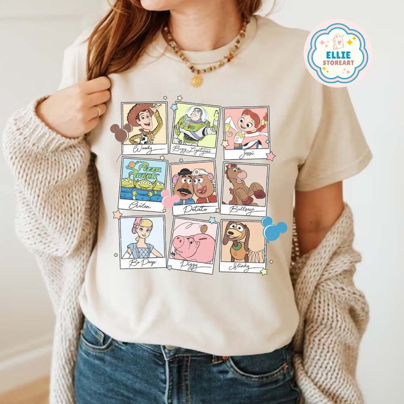 Vintage Disney Toy Story shirts, Jessie Buzz Lightyear Slink | Inspire ...