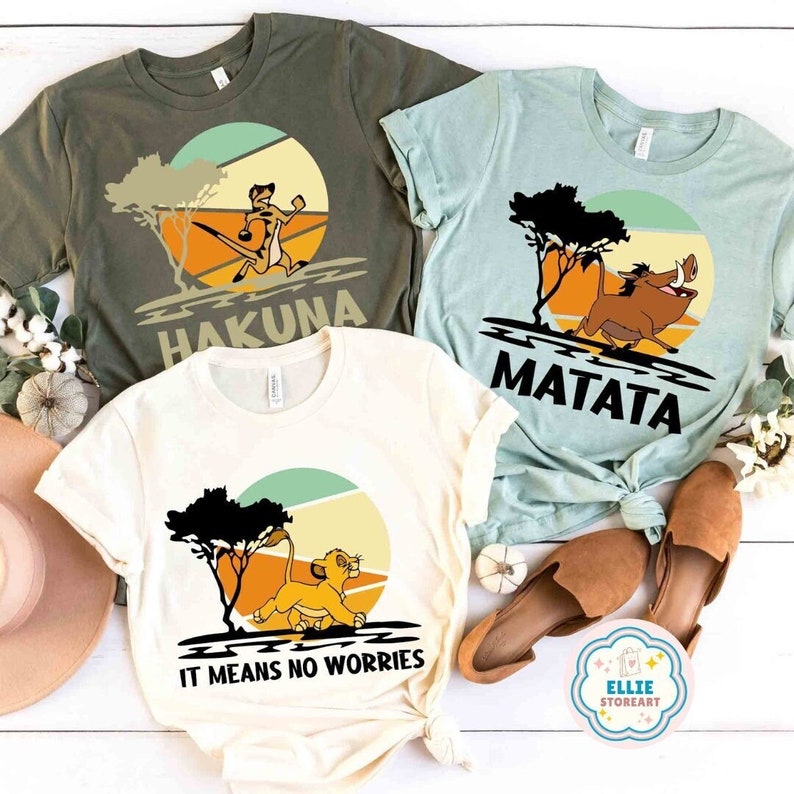 Disney Lion King Hakuna Matata It Means No Worries ingdom Si | Inspire ...