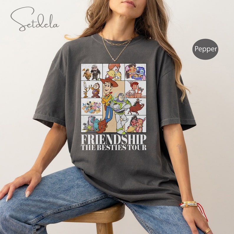 Retro Disney Friendship The Besties Tour Shirt, Disney Best | Inspire ...