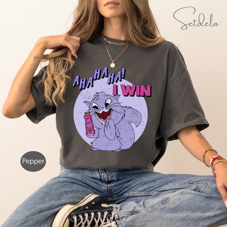 Retro Disney Emperor's New Groove Yzma Cat Ahaha I Win T-shi | Inspire ...