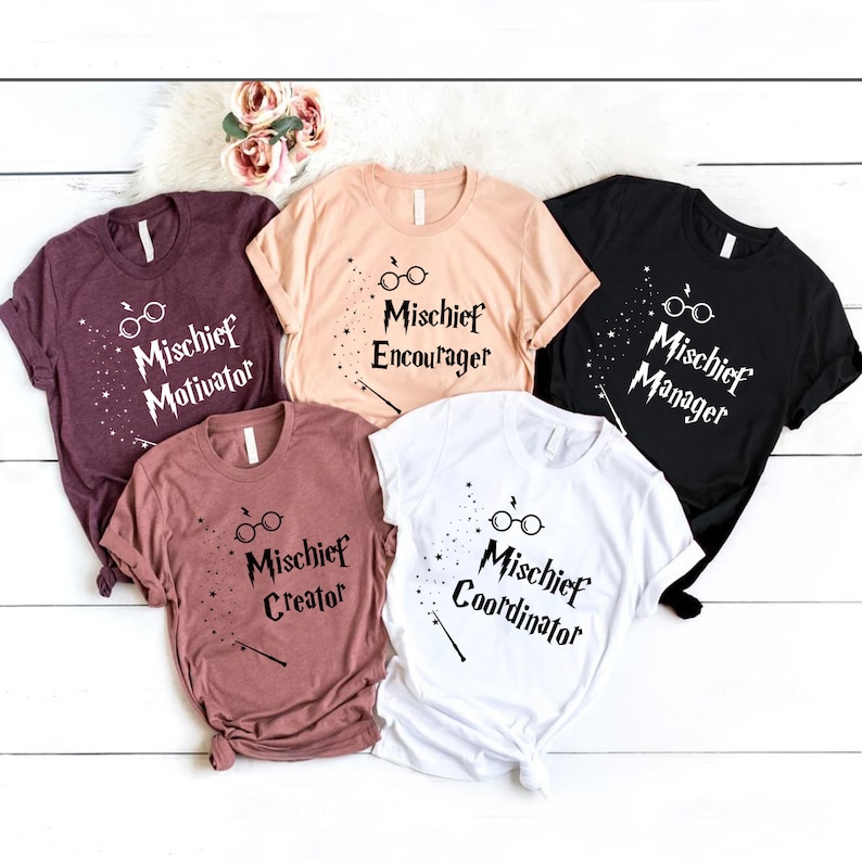 Custom Mischief Family Shirt, Wizarding Shirt, Wizard Shirt, | Inspire ...