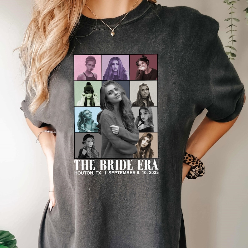 Custom Era Theme Party Shirt, In My Bride Era Shirt, Custom | Inspire ...