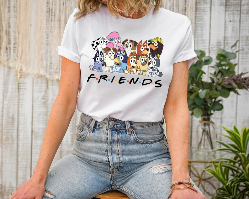 Bluey Friends Shirt, Bluey Shirt, Vacation Shirt, Bluey Char | Inspire ...