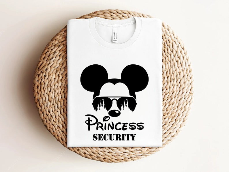 Disney Princess Security T-Shirt, Security Dad Shirt, Gift F | Inspire ...