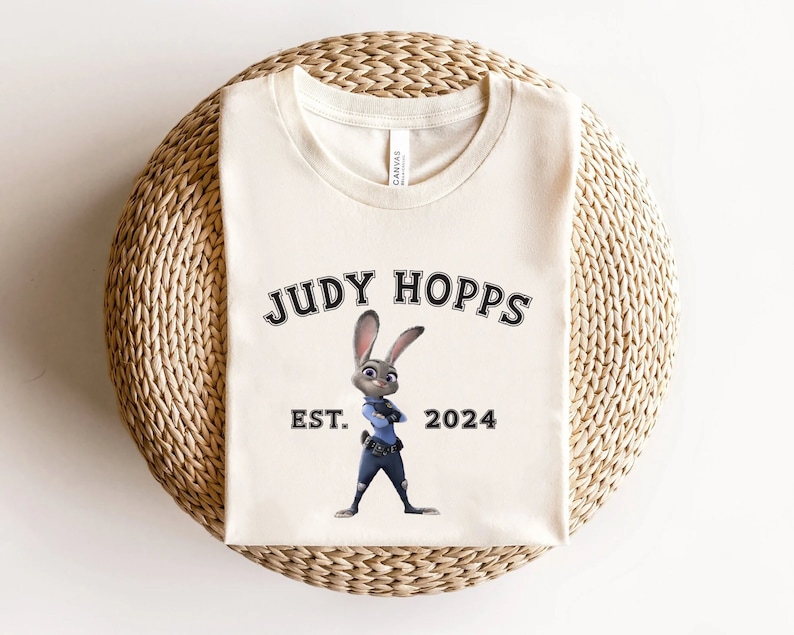 Disney Zootopia Judy Hopps Bunny Graphic Shirt, Disney Famil | Inspire ...