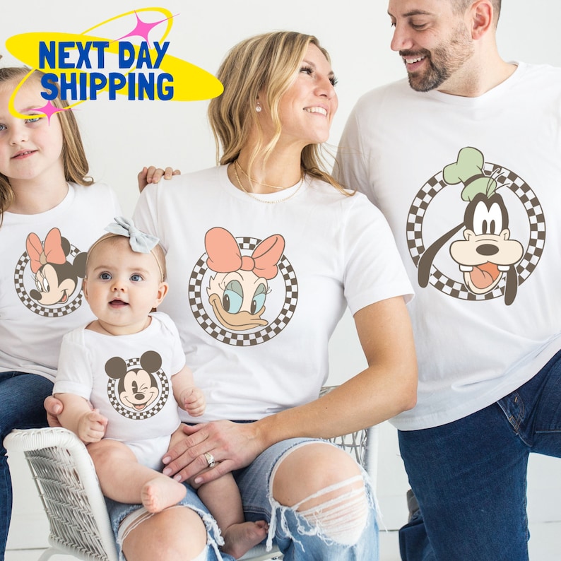 Custom Retro Disney Characters Shirt, Disney Trip Shirt, Dis | Inspire ...