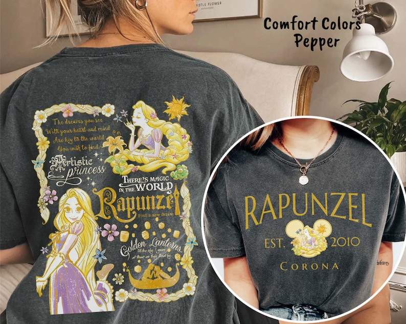 Vintage Rapunzel Shirt, Retro Disney Princess Shirt, Disney | Inspire ...