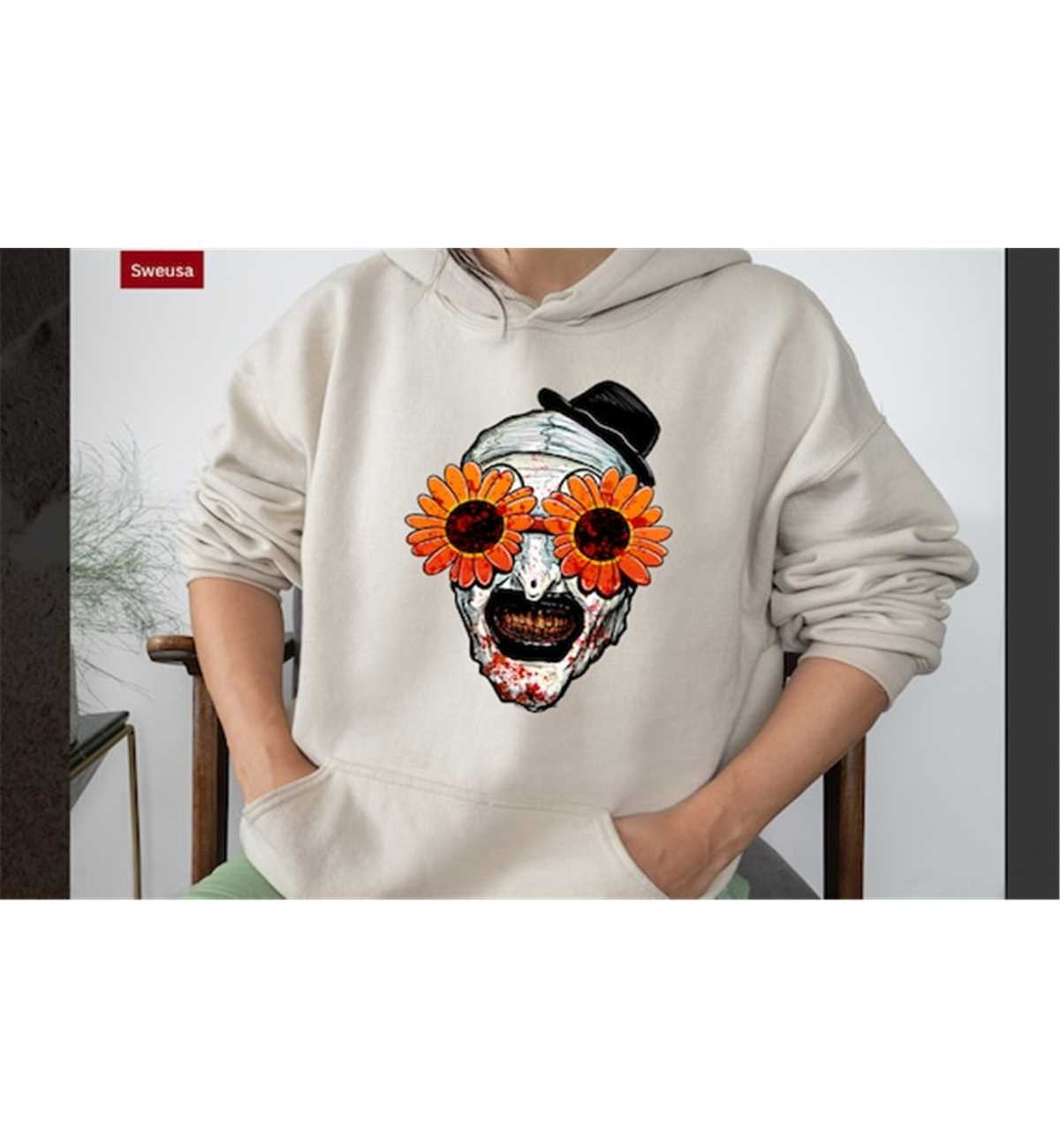 Art The Clown Terrifier 2 Sunflower Sunglasses Classic | Inspire Uplift