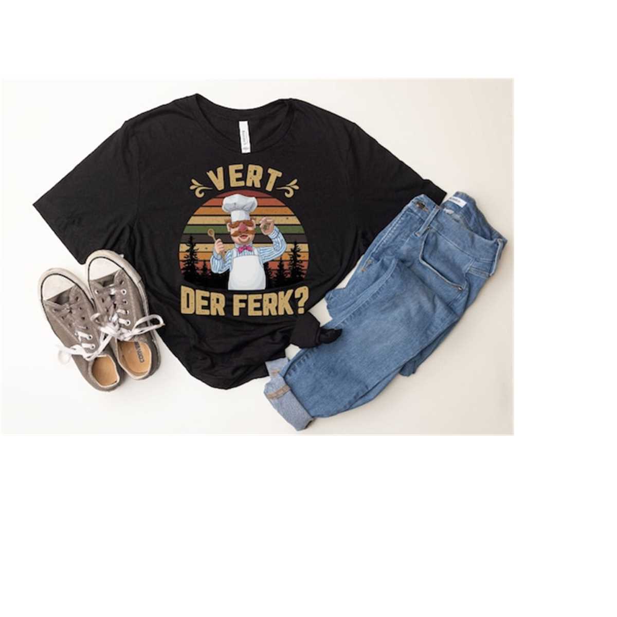 Vert Der Ferk Swedish Chef Vintage Shirt, 80s Classic Movie | Inspire ...
