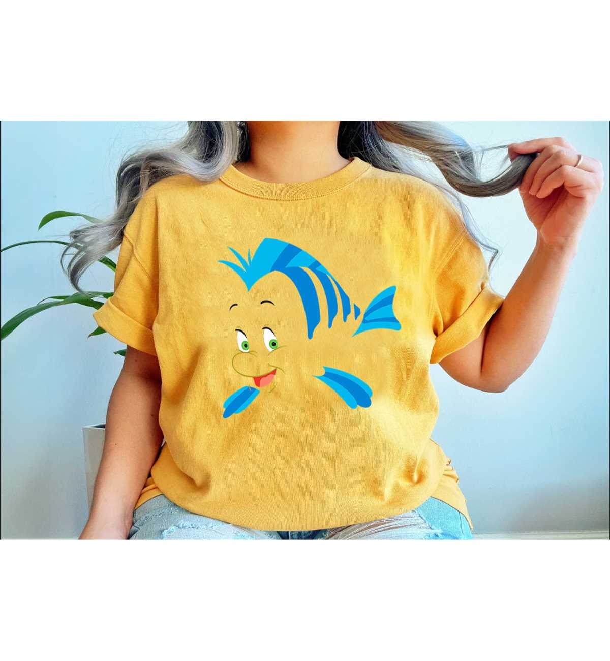 Disney The Little Mermaid Flounder Costume T-Shirt, Disneyla | Inspire ...