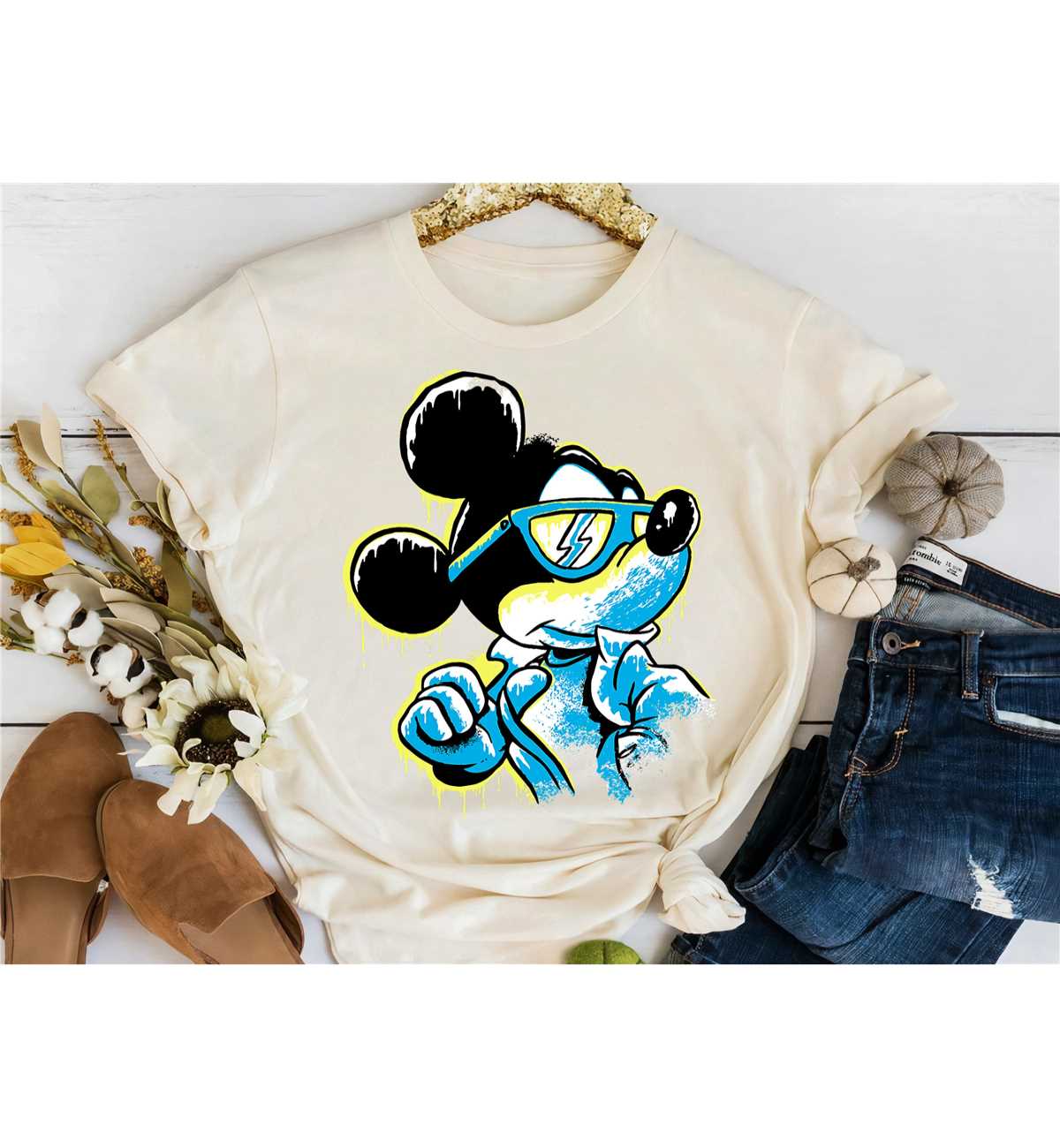 Disney Mickey Mouse Icy Cool Paint Drip T-Shirt, Disney Mick | Inspire ...
