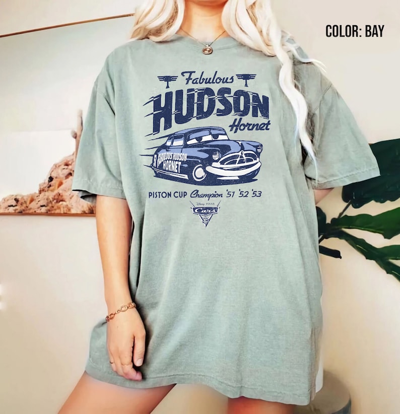 Vintage Doc Hudson Shirt, Disney Cars Shirt, Fabulous Hudson | Inspire ...