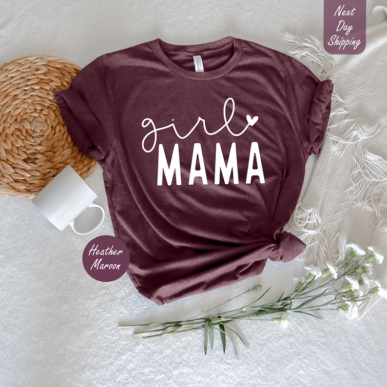 Mothers Day Shirt, Girl Mama Shirt, Girl Mom Shirt, Mom of G | Inspire ...