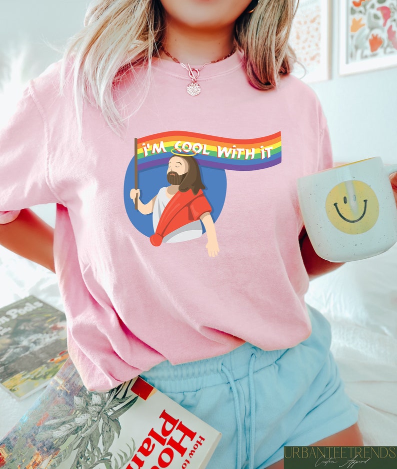 I'm Cool With It Jesus Pride Shirt, Jesus LGBTQ Shirt, Pride | Inspire ...