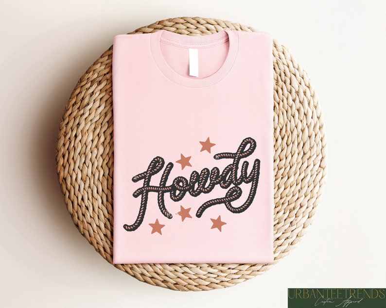Howdy Rope Shirt, Cow Rope Tee, Retro Sayings Stars Sweatshi | Inspire ...