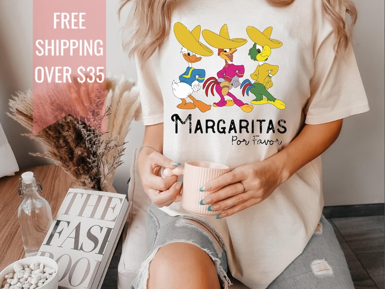 Disney Margarita Shirt, Disney Vintage Shirt, The Three Caba | Inspire ...