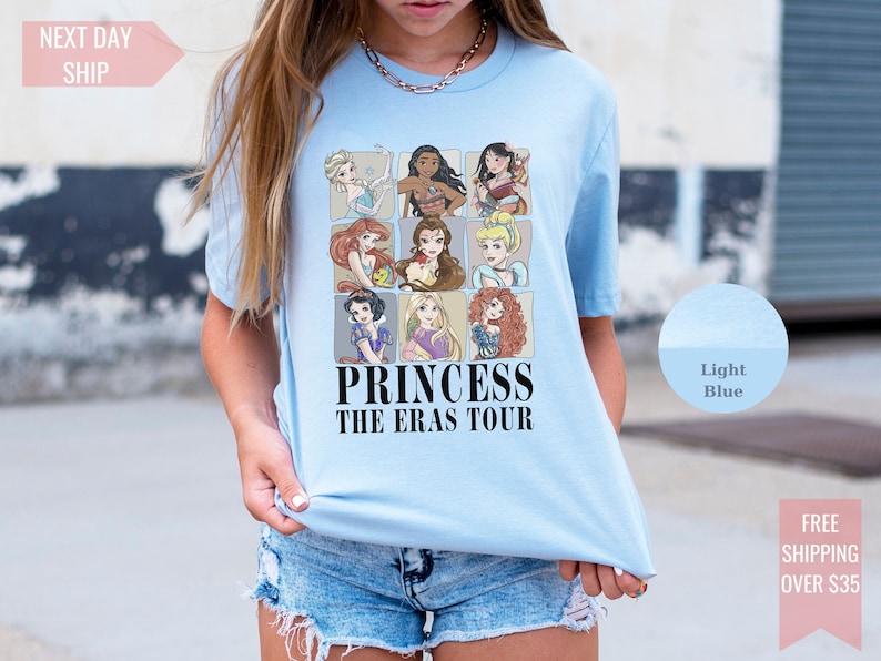 Princesses Tour Tee - The Princesses Shirt for Your Disneyla | Inspire ...