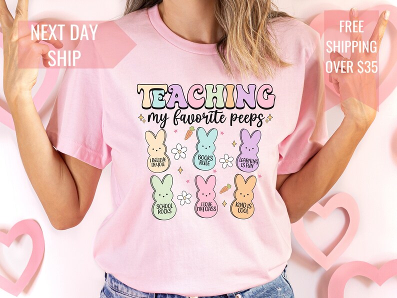 Egg-cellent Teacher Shirt for Easter: Teaching My Favorite P | Inspire ...