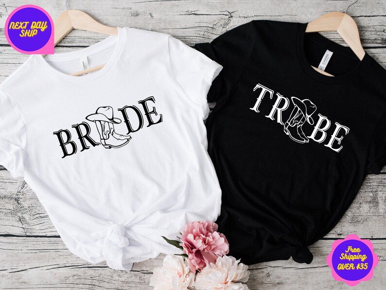 Bride Tribe Shirts, Western Bachelorette Party Favors, Weddi | Inspire ...