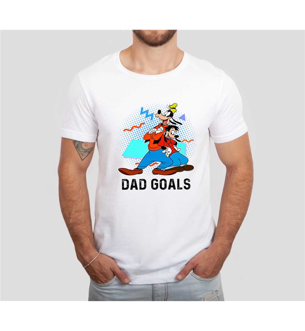 Disney Goofy & Max Dad Goals Shirt, Father's Day Gift, Retro | Inspire ...
