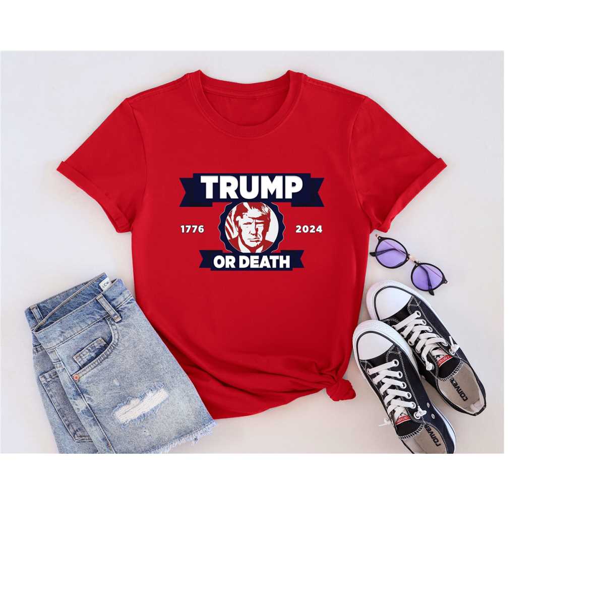 Trump or Death Shirt,Est 1977 Trump 2024 Shirt,Take | Inspire Uplift