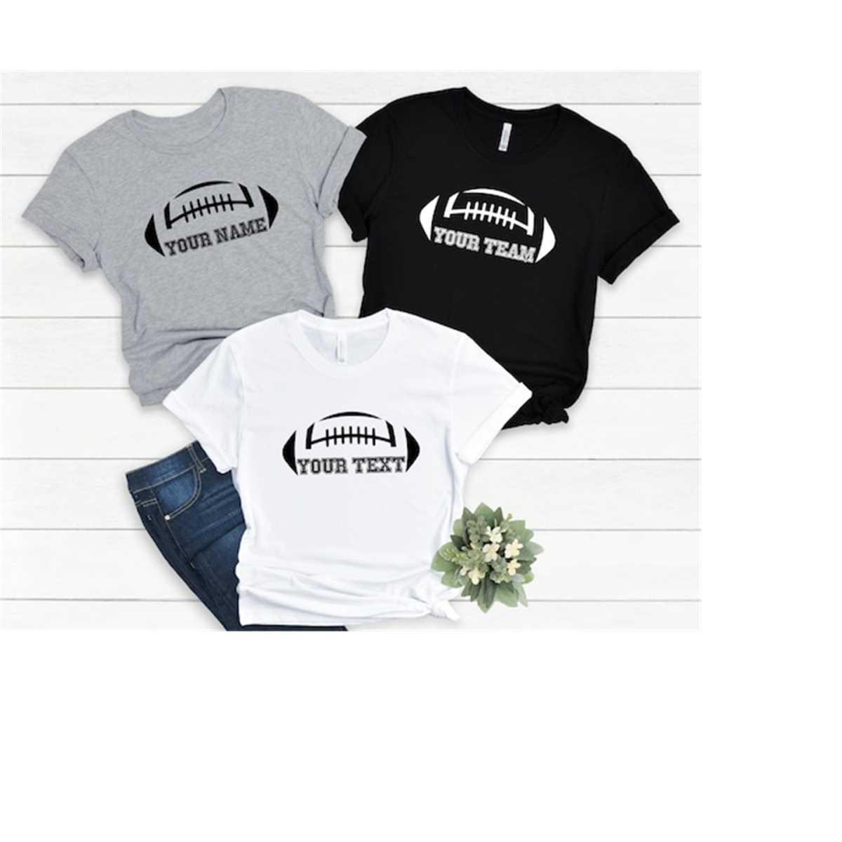 Customized Football Shirt, Your Name Football Shirt, Custom | Inspire ...