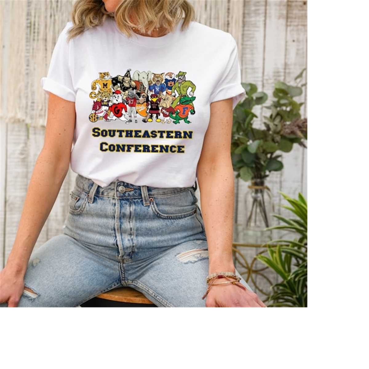 Vintage SEC Family TShirt Southeastern Conference Shirt Shir | Inspire ...
