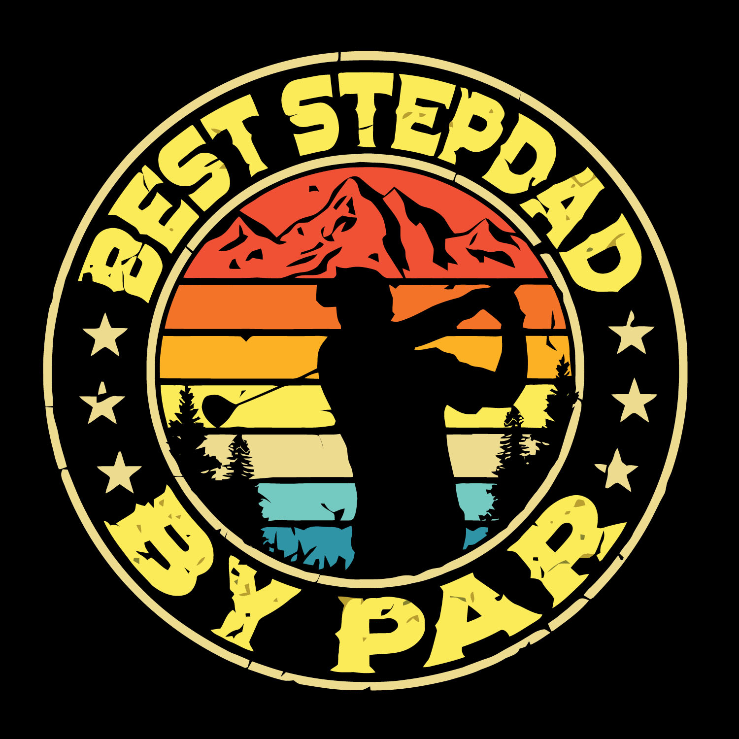 Best Stepdad By Par Svg, Golf Svg, Golfer Svg, Fathers Day S | Inspire ...
