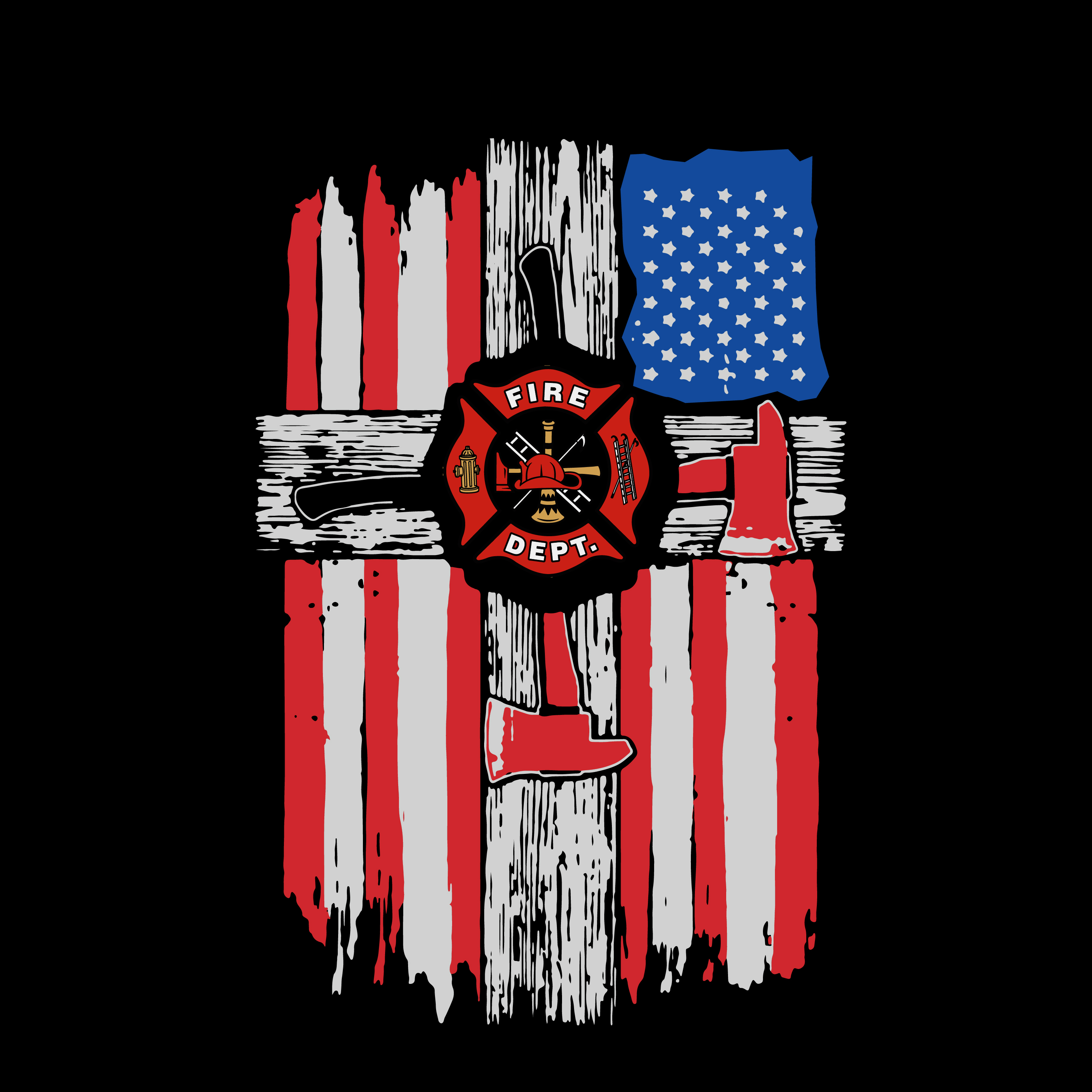 Fire Dept Svg, Firefighter Red Line American Flag, Fire Depa | Inspire ...