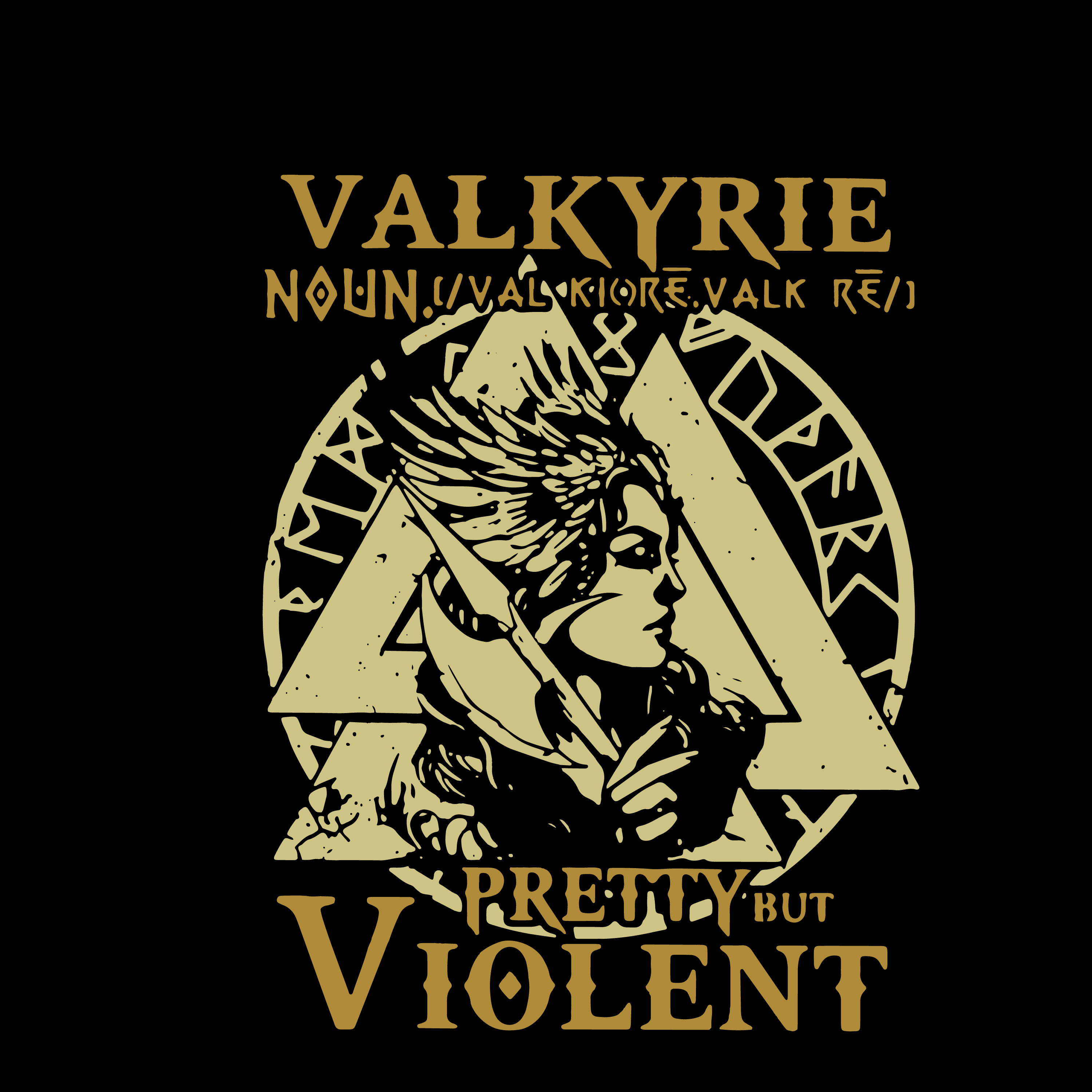Valkyrie Pretty But Violent Svg, Valkyrie Svg, Violent Svg, | Inspire ...