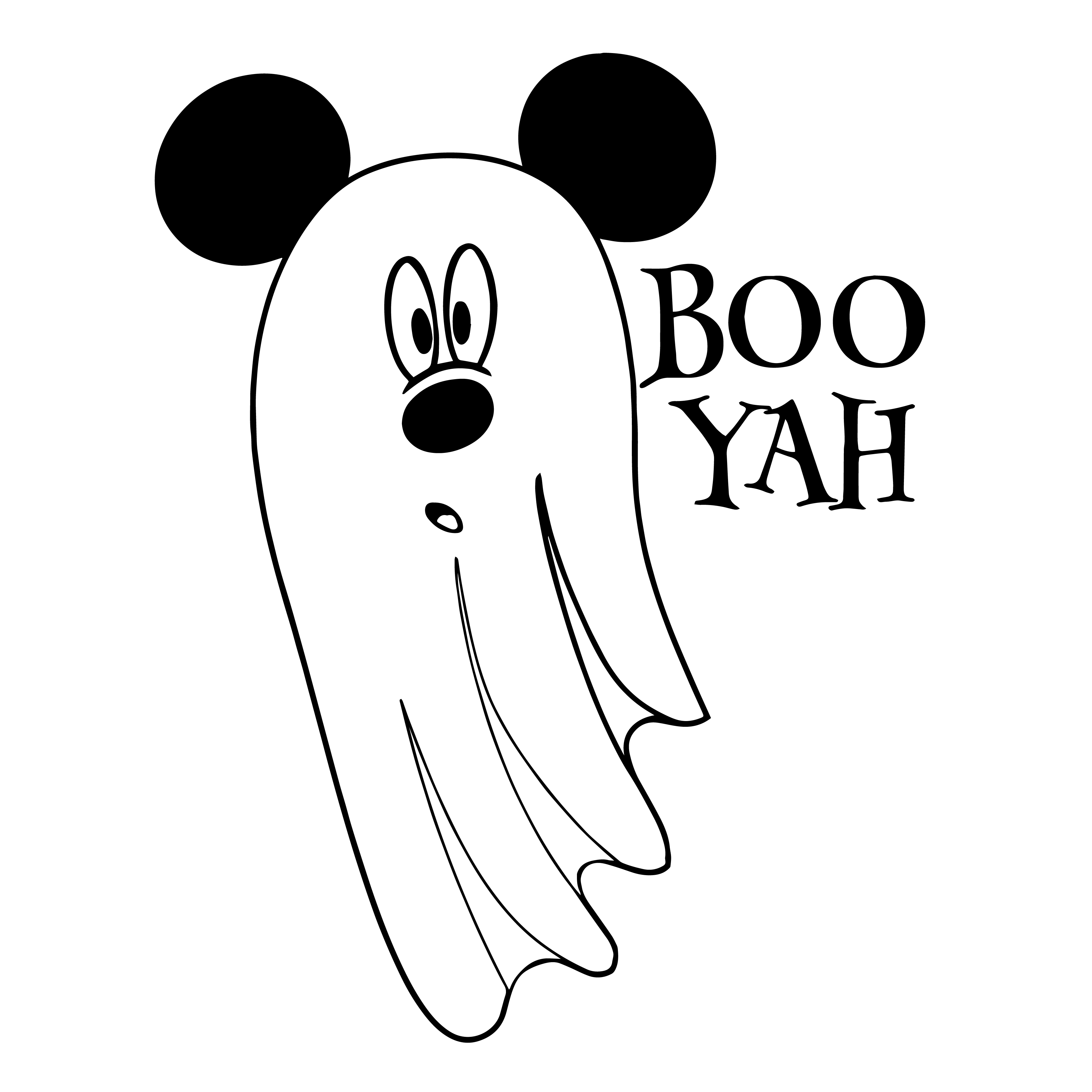 Mickey Mouse Ghost With Pumpkin Svg, Halloween Svg, Ghost Mi | Inspire ...