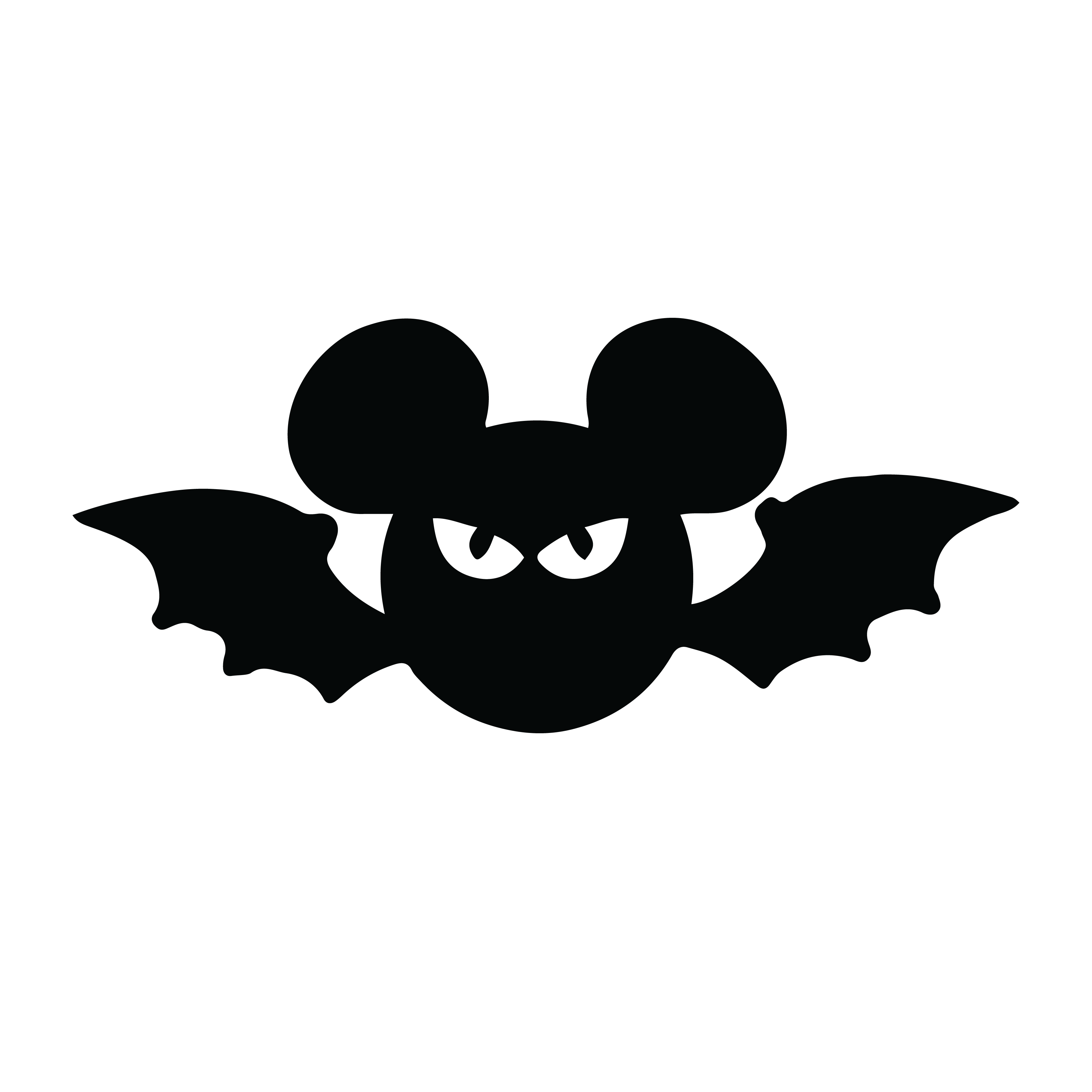 Halloween Mickey Mouse Bat Svg, Halloween SVG, Plotter File, | Inspire ...