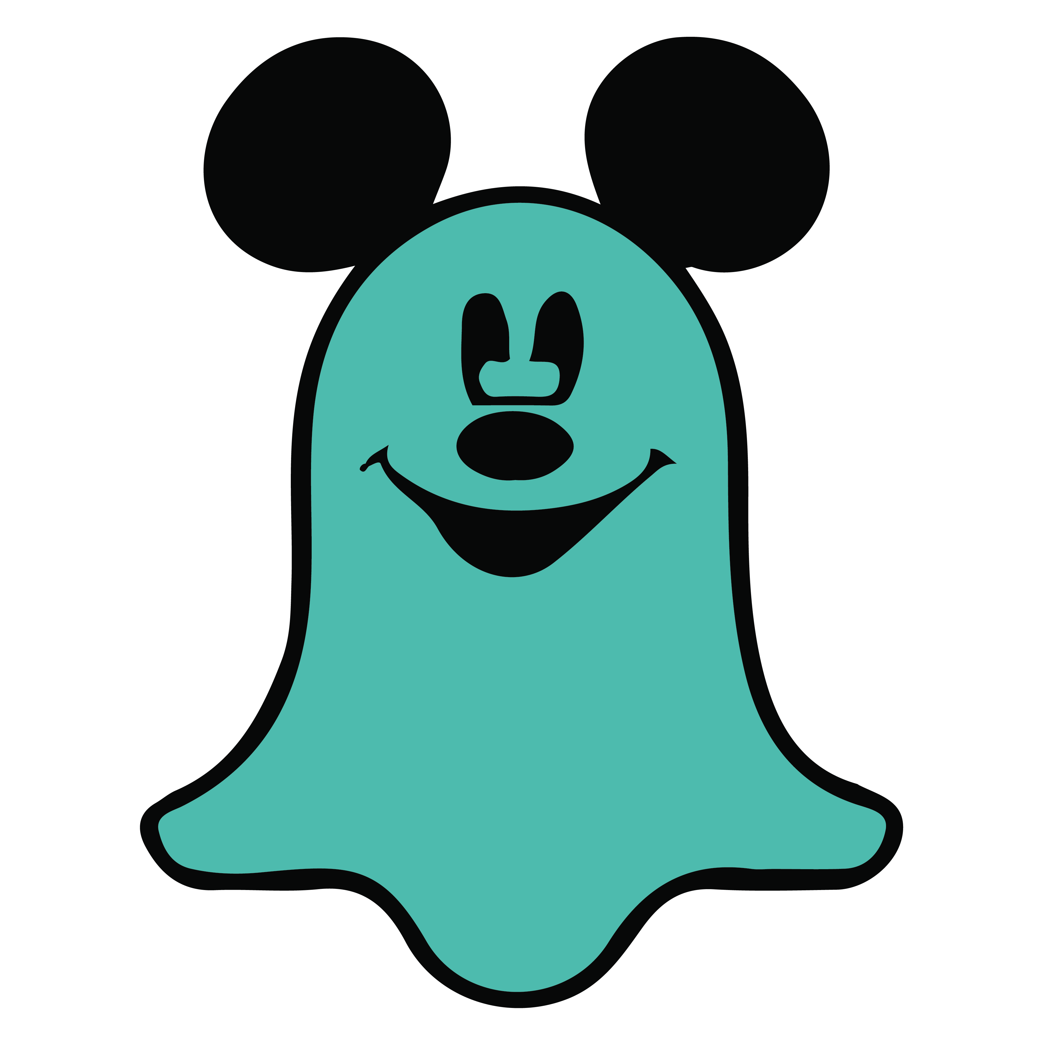 Mickey Mouse and Minnie Mouse Ghost SVG, Halloween Mickey SV | Inspire ...