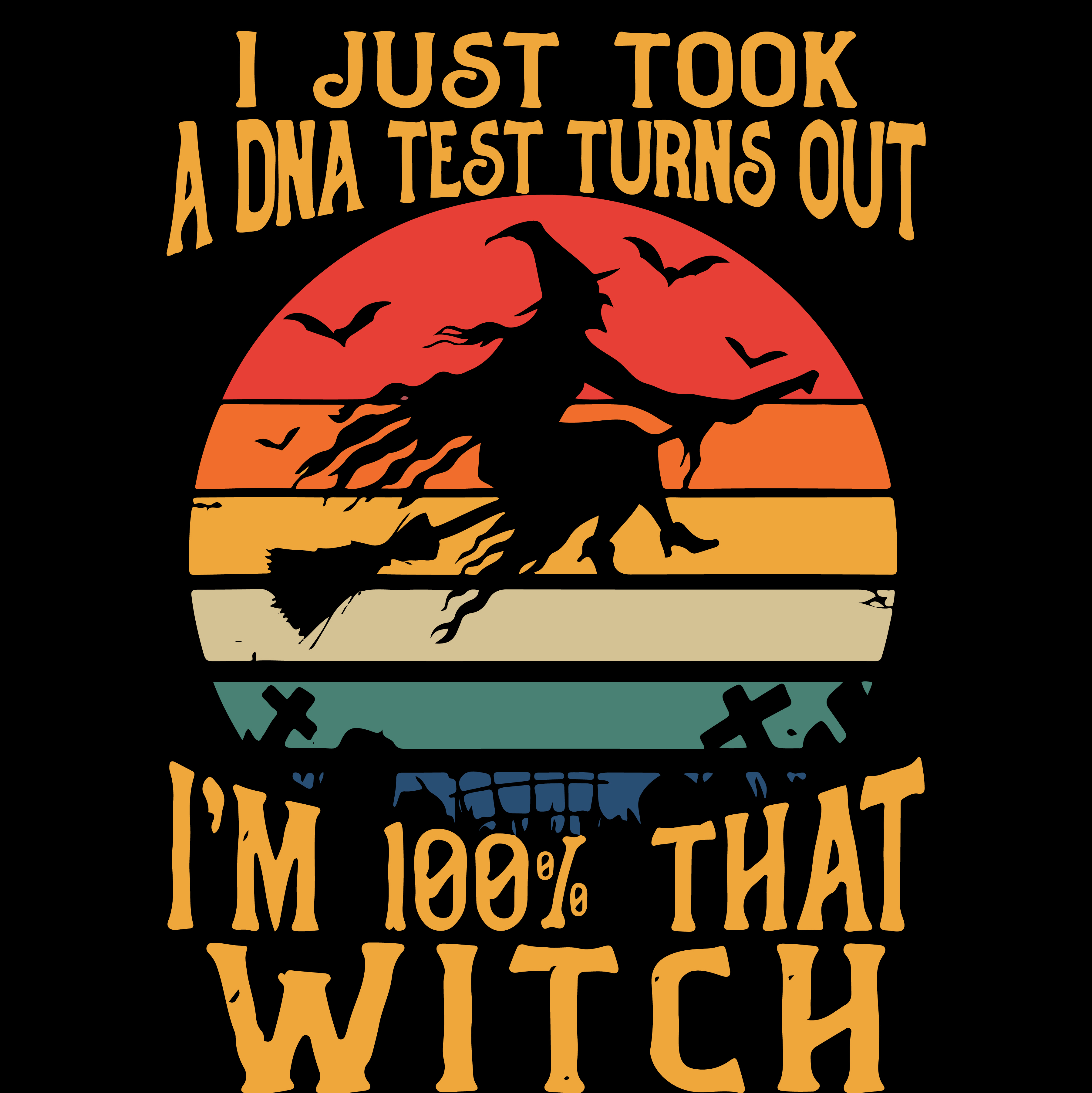 I just took a DNA test turns out i'm 100 that witch svg, Hal | Inspire ...