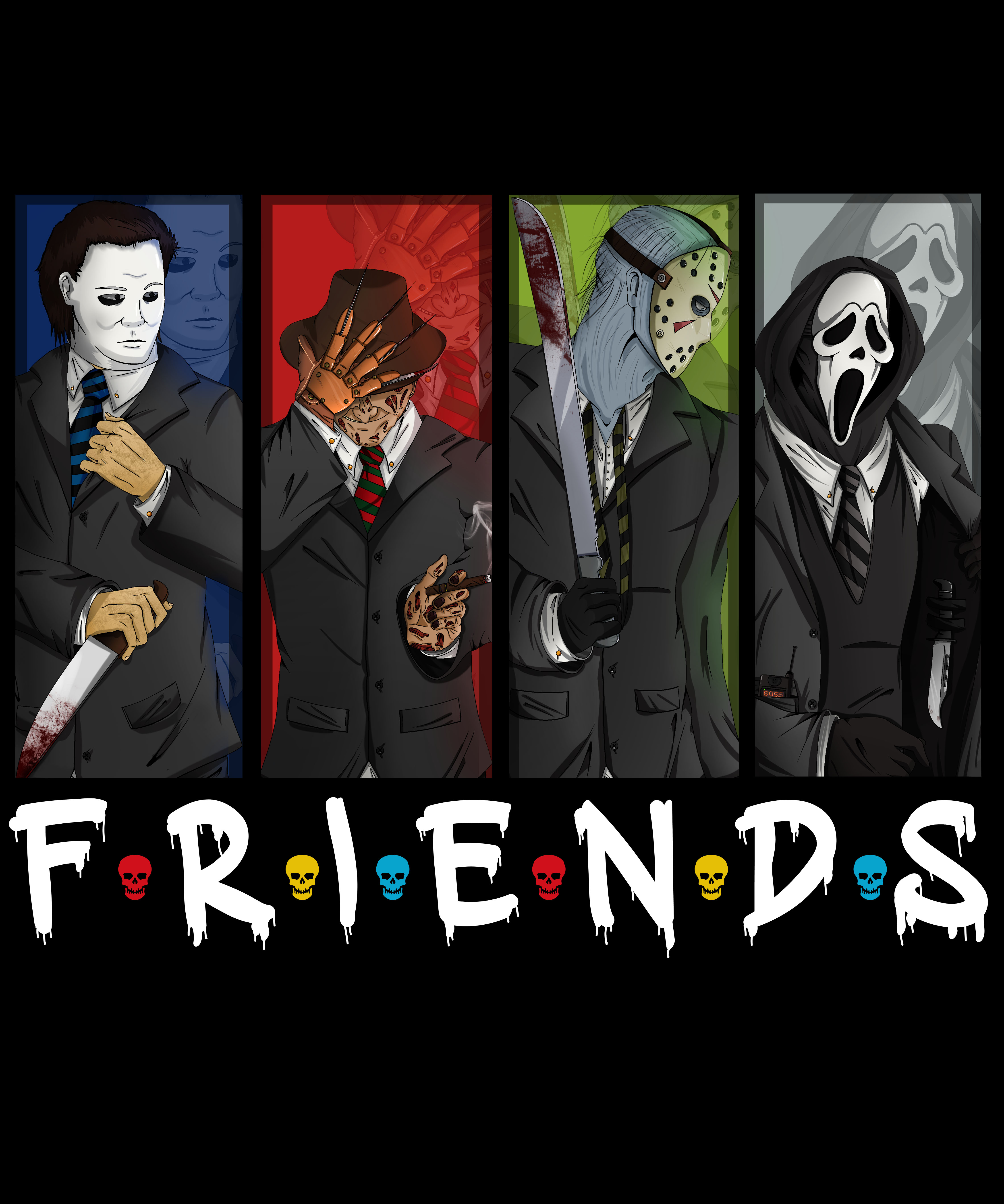 Horror Friends Png, Halloween friends Png, Horror Characters - Inspire ...