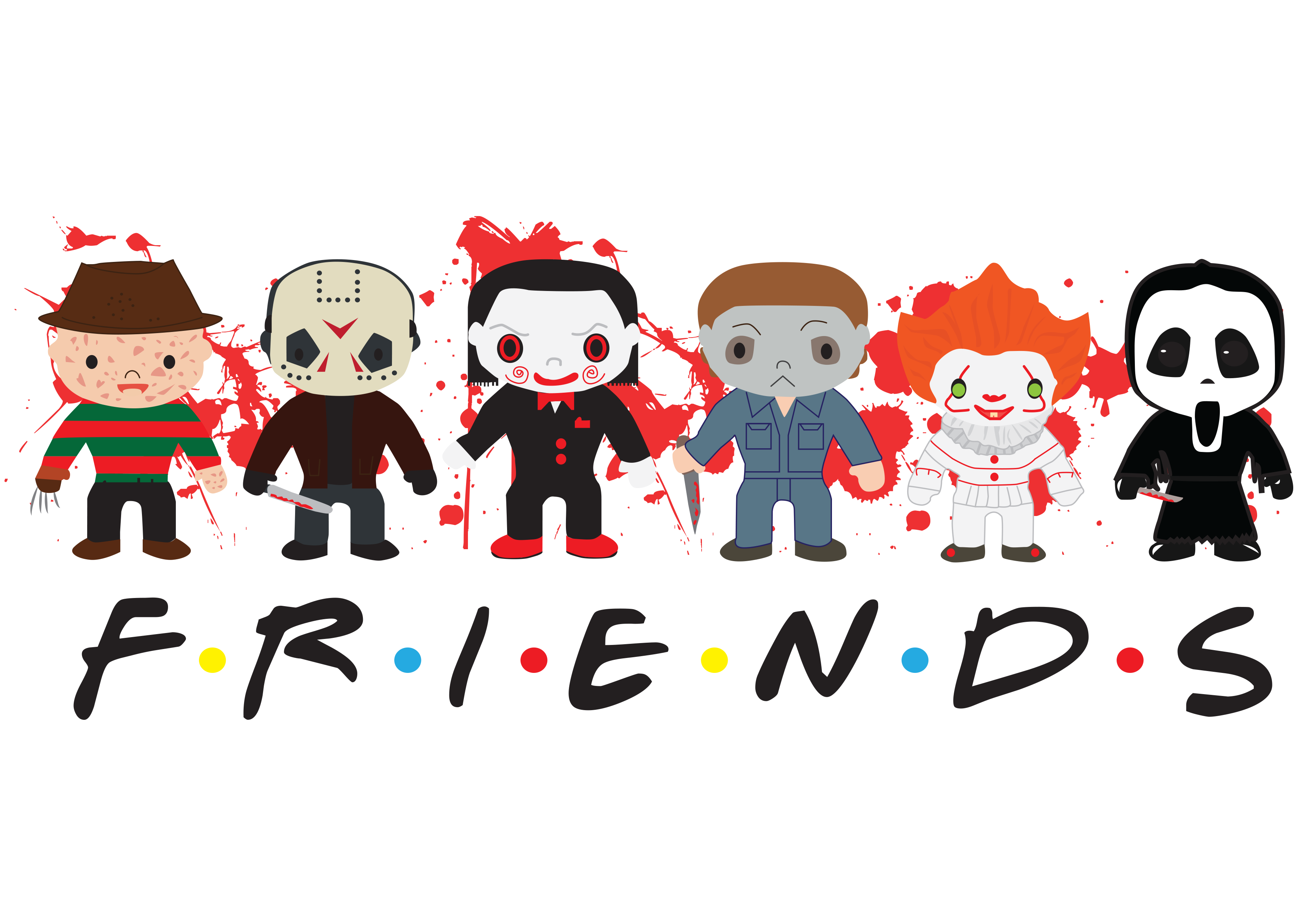 Horror Friends Png, Halloween friends Png, Horror Characters | Inspire ...