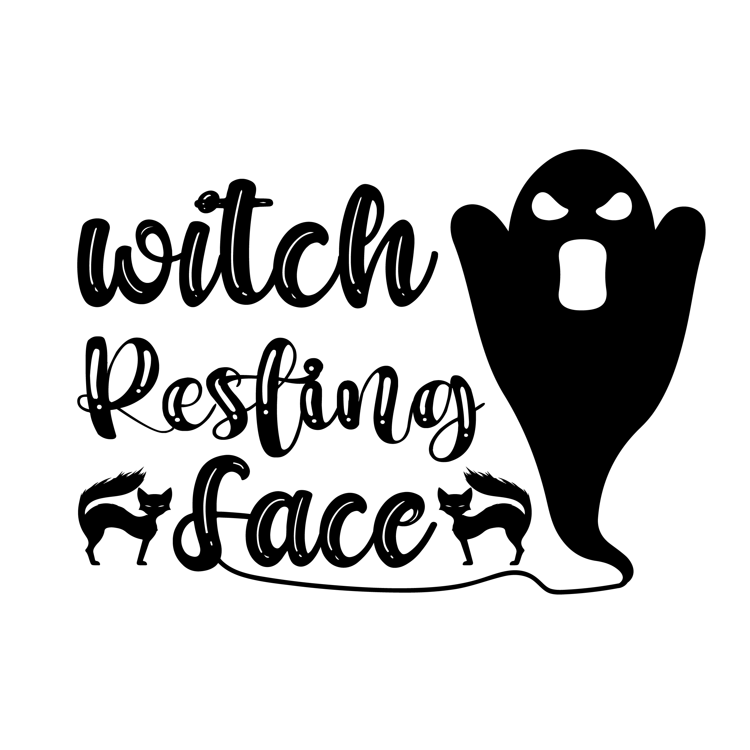 Witch resting face Png, Halloween Png, Halloween silhouettes - Inspire ...