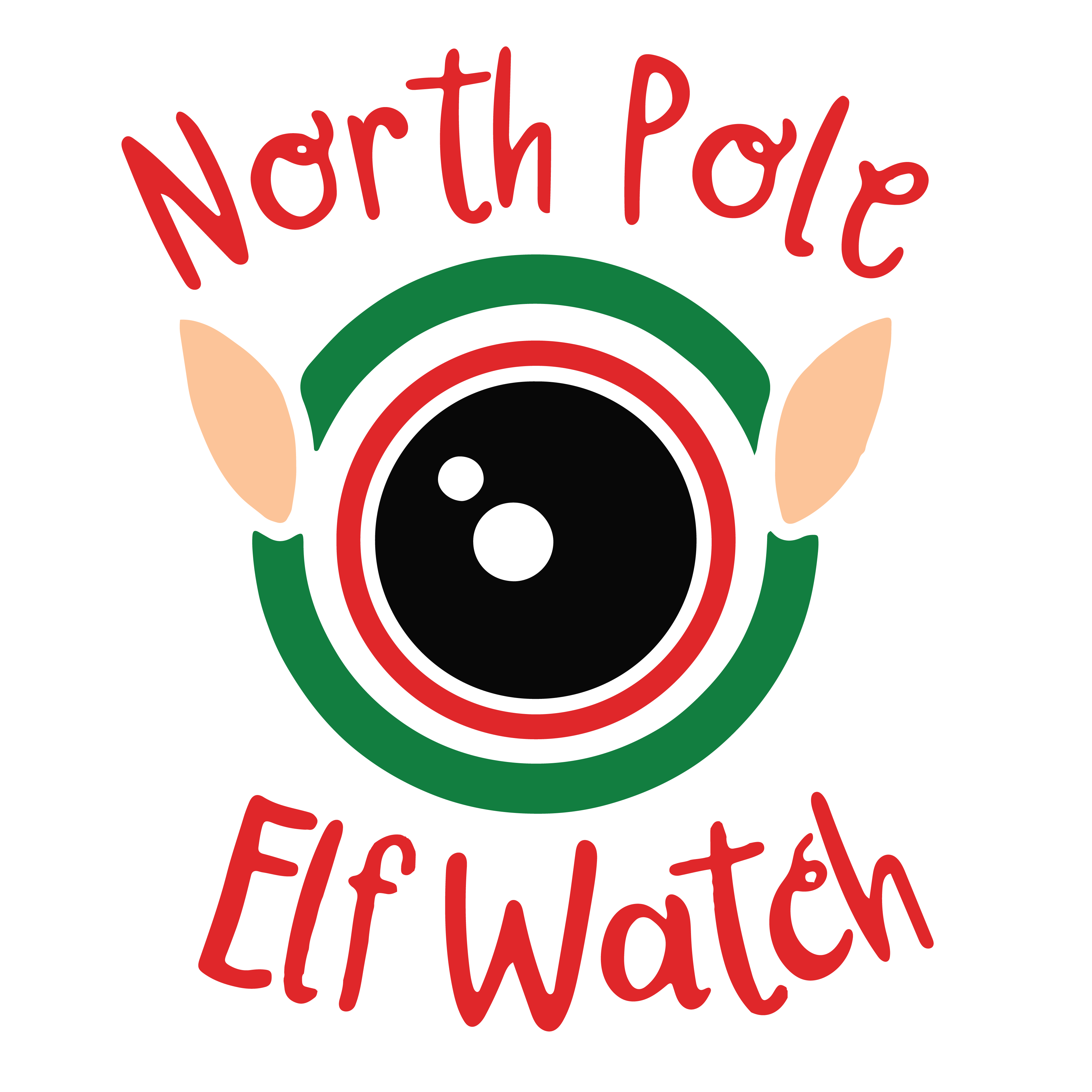 North pole elf watch Svg, Santa Cam Svg, Elf Watch Svg, Rein | Inspire ...