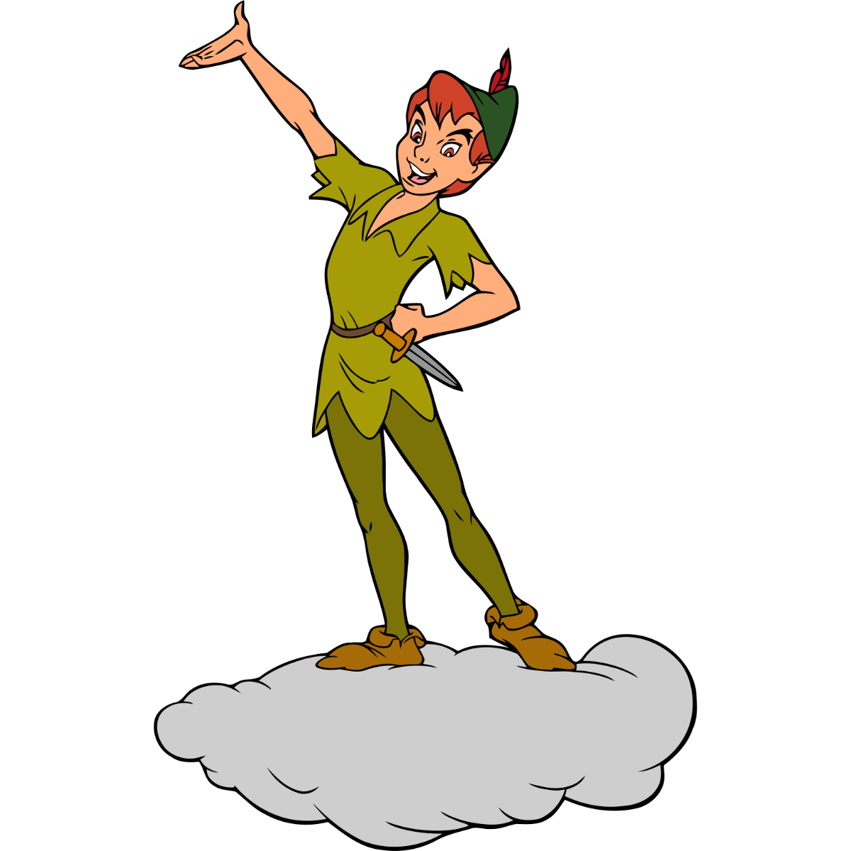 Peter Pan Svg, Peter Pan Clipart, Tinker Bell Svg, Neverland - Inspire ...