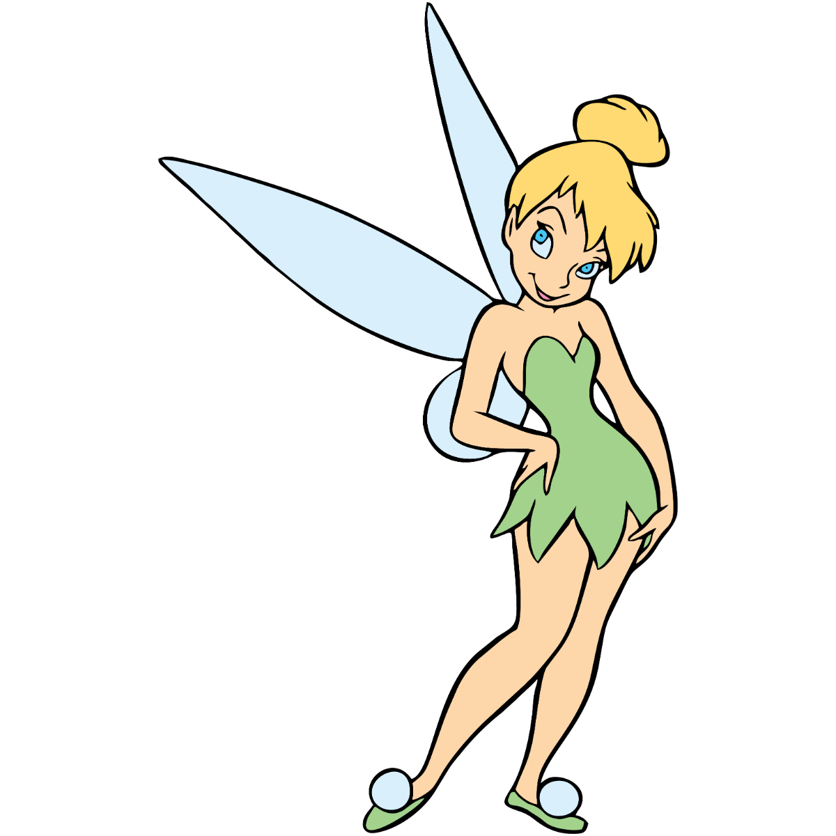 Tinkerbell Standing Svg, Peter Pan Png, Peter Pan Clipart, N - Inspire ...