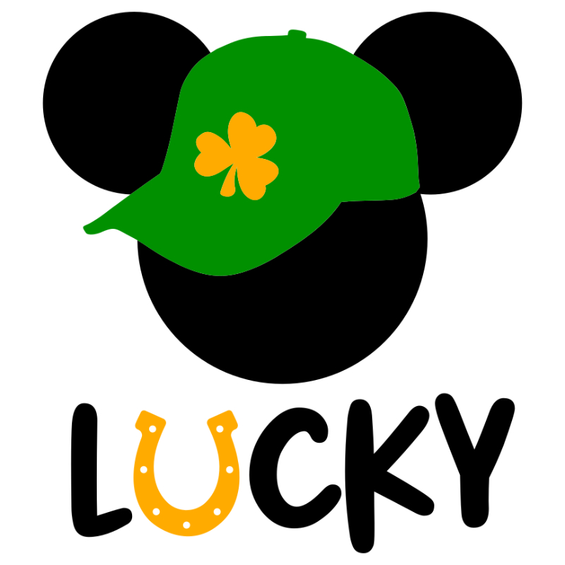Luck Mickey Svg, Mickey Head Svg, Mickey Svg, Disney Svg, Di | Inspire ...